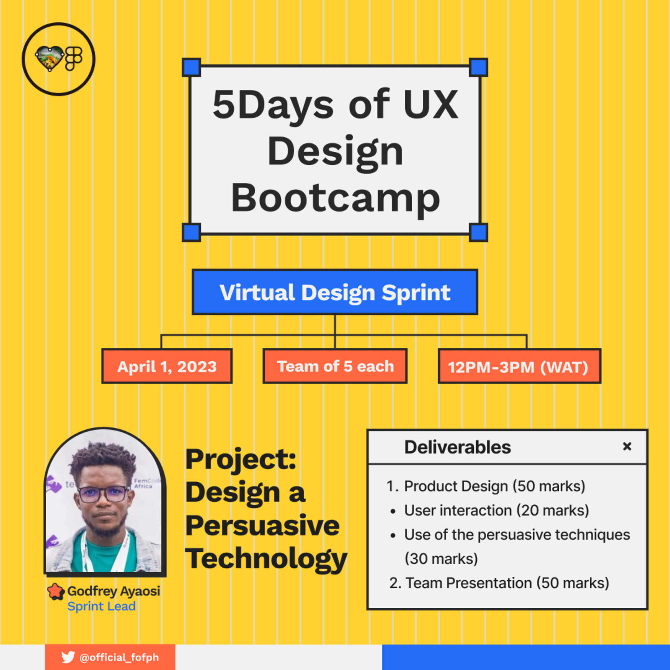 See UX Design Bootcamp FINALE (Design Sprint) at Figma Port Harcourt See UX Design Bootcamp FINALE (Design Sprint) at Figma Port Harcourt